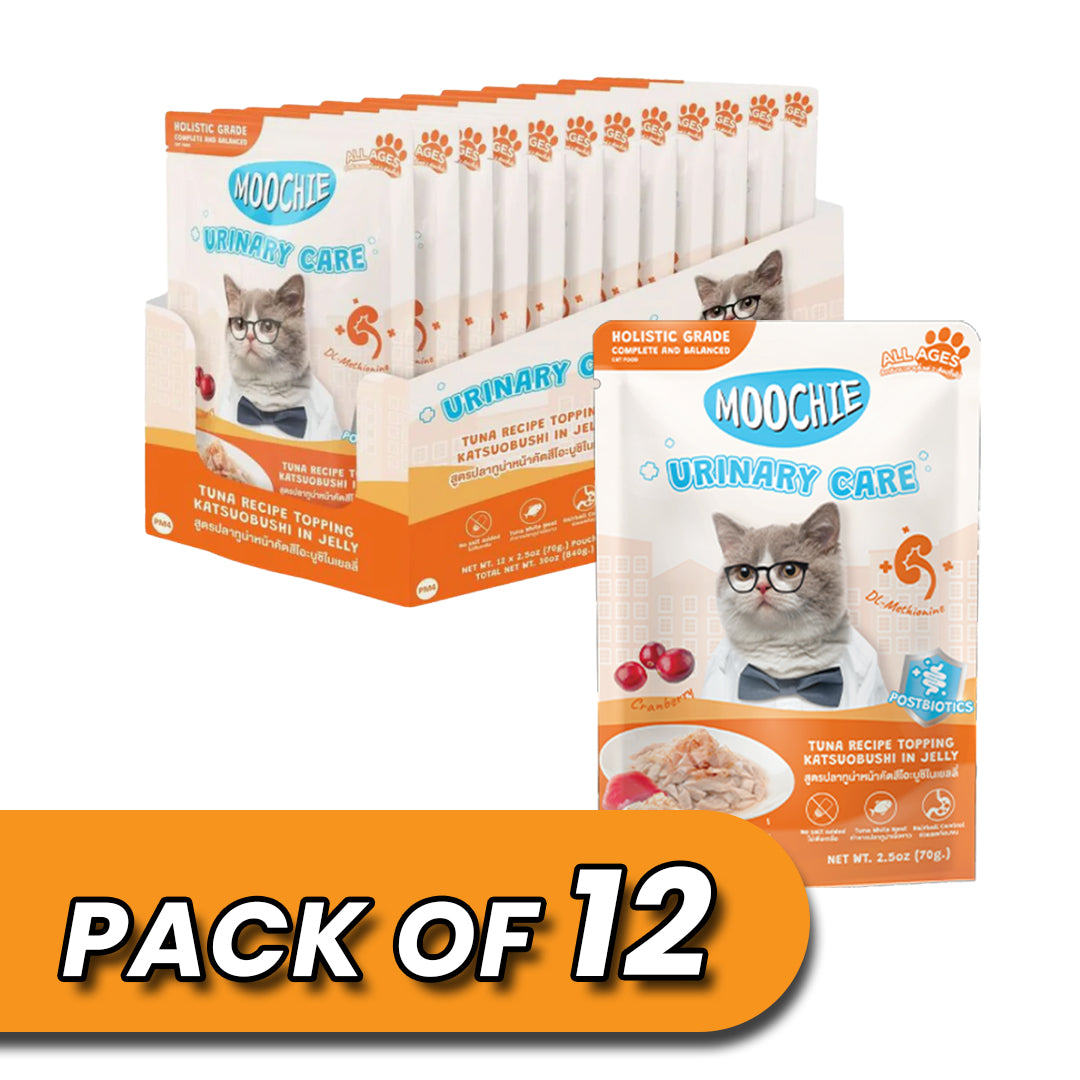 Moochie Tuna Recipe Topping Katsuobushi In Jelly Cat Food for Urinary ...