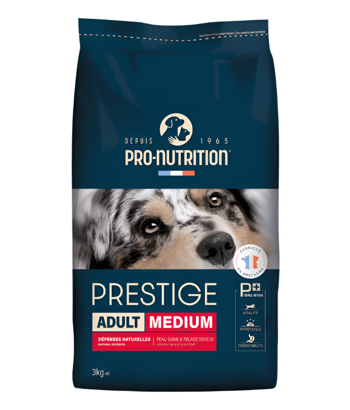 Pro Nutrition Prestige Adult Medium Dog Dry Food - 3kg | The Pets Club