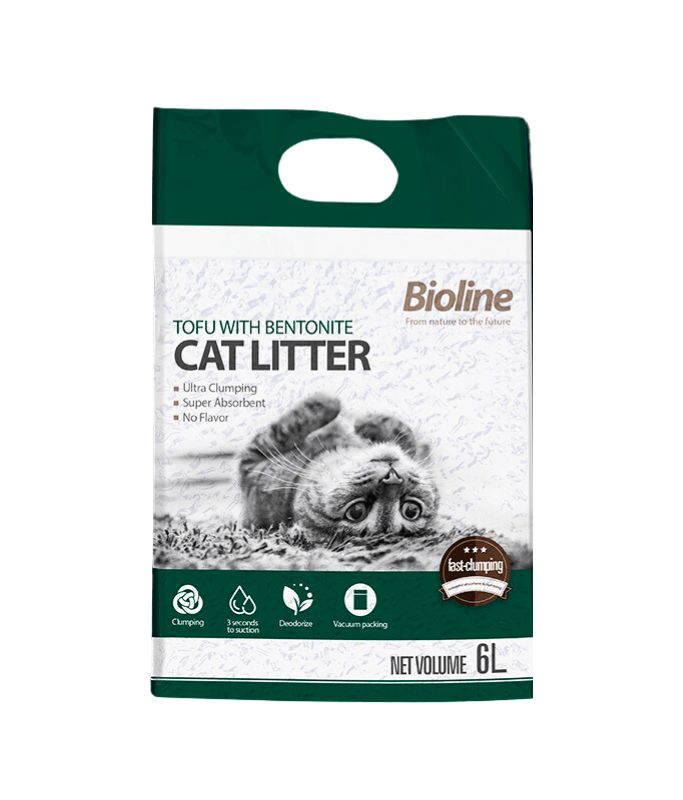 Bioline Tofu With Bentonite Cat Litter 6L | The Pets Club